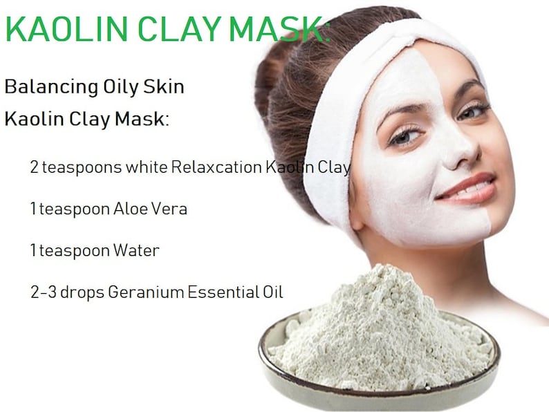 KAOLIN CLAY POWDER 3 Oz All Natural and Pure White Kaolin Clay - Etsy