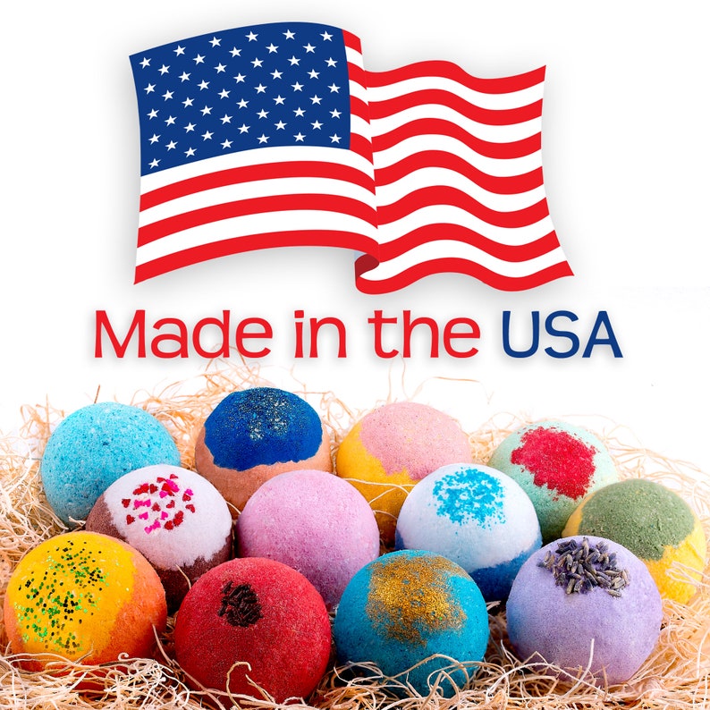 2 Pack 12 Bath Balls Set for Kids / Handmade in USA / Fizzy - Etsy