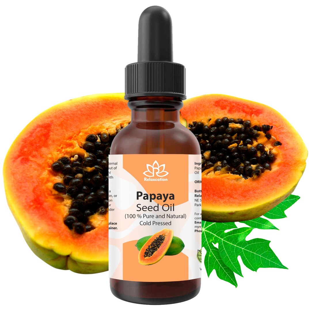 Virgin Papaya Seed Oil (undiluted, Cold Pressed, Unrefined) Combat Skin ...