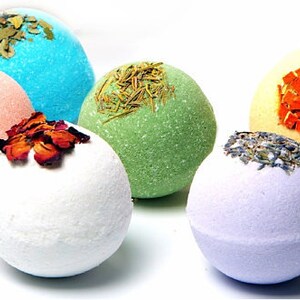 20 Wholesale Organic 3.2 Oz Each Bath Bombs W/kaolin Clay, Epsom Salt ...