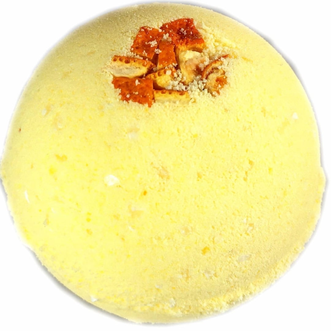 Mango Papaya Bath Bomb: Natural Epsom Salt, Apricot Oil (5 Oz) - Etsy