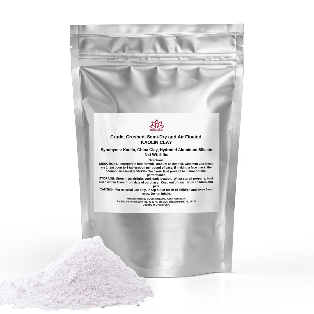White Kaolin Clay Powder (china Clay) - Pure White Kaolin Clay Cosmetic ...