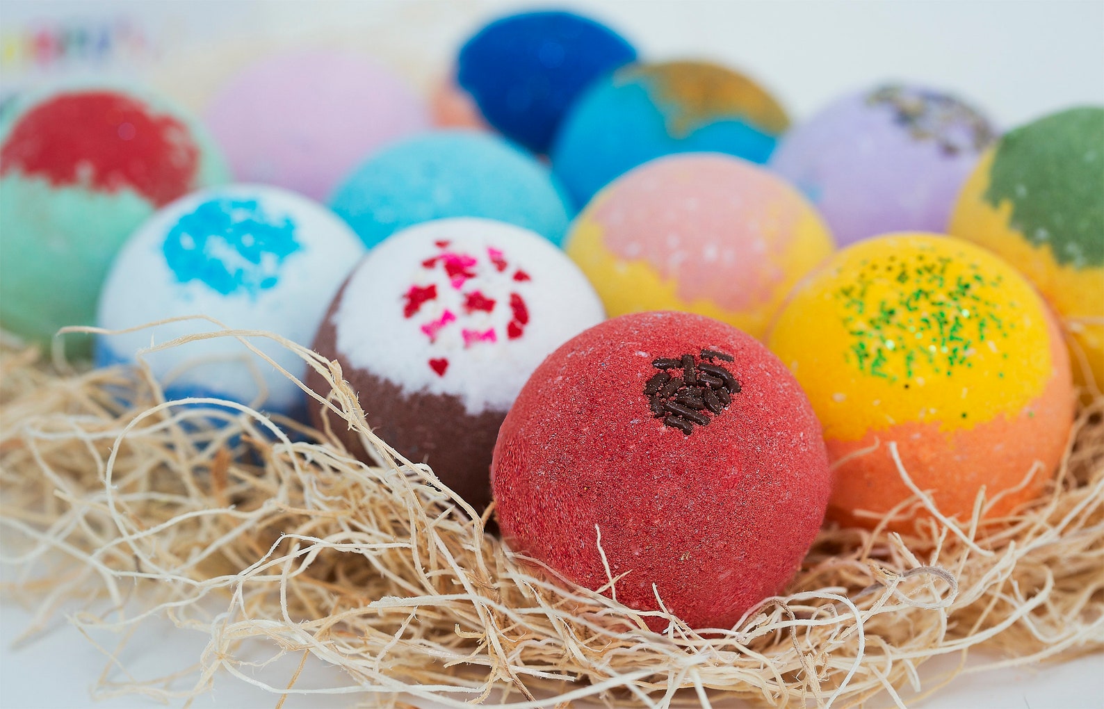 2 Pack 12 Bath Balls Set for Kids / Handmade in USA / Fizzy - Etsy