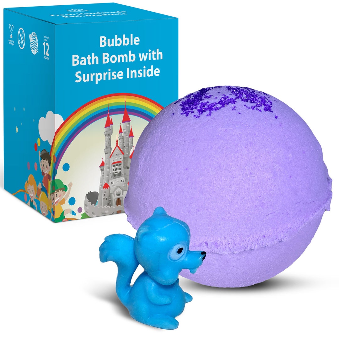 1 Bath Bomb for Kids With Surprise MINI MALZ Toy Inside Moisturizing ...