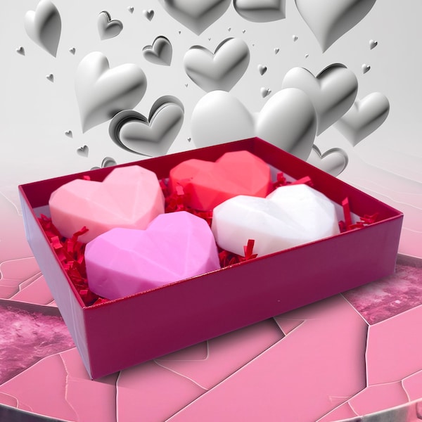 Heart Shaped Soaps - Etsy