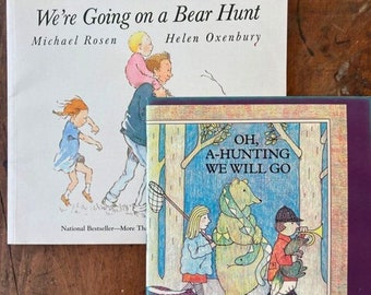 We're Going on a Bear Hunt Michael Rosen Helen Oxenbury Vintage Early ...