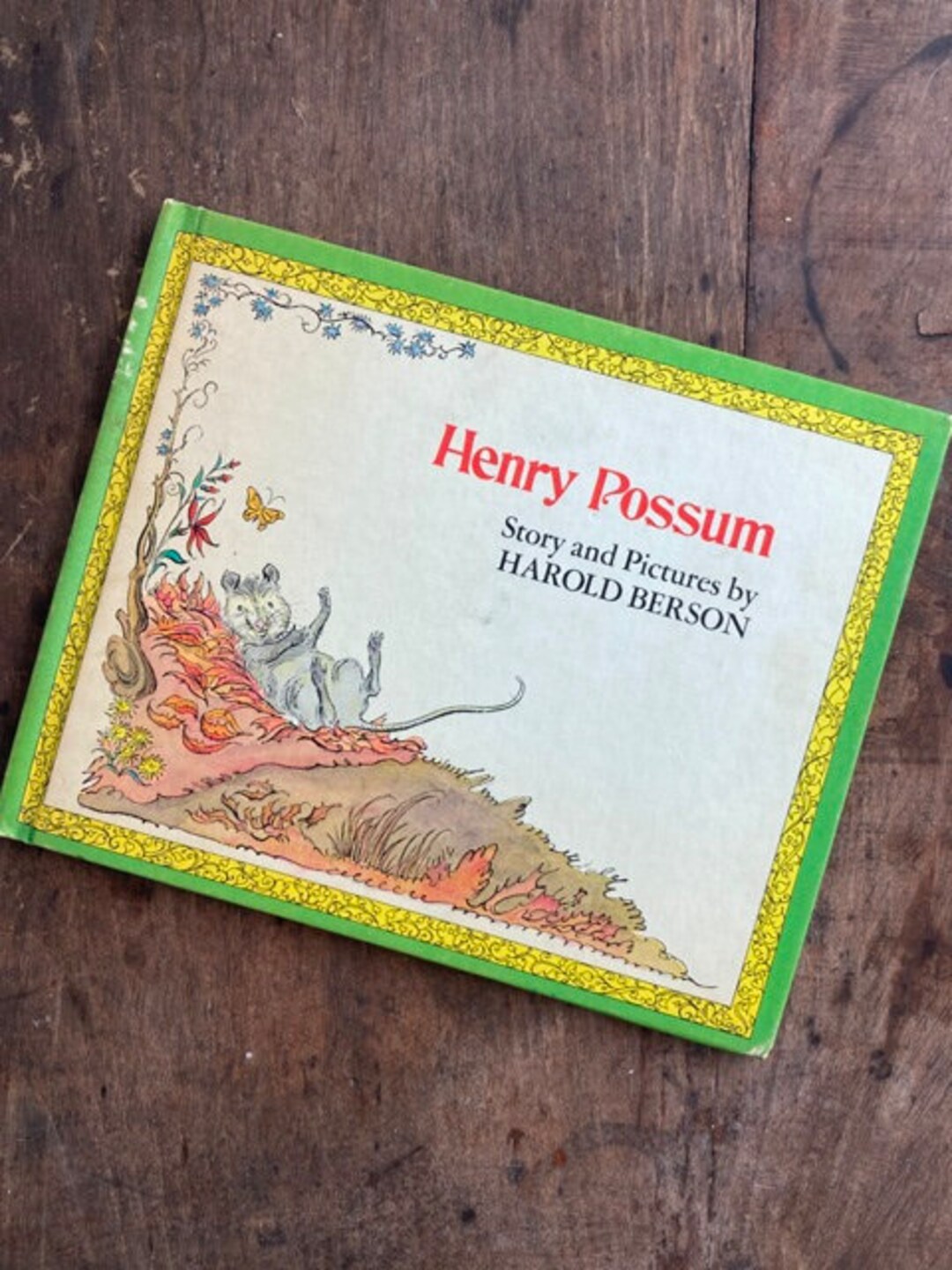 Henry Possum by Harold Berson Read Aloud Children's Picture Book ...