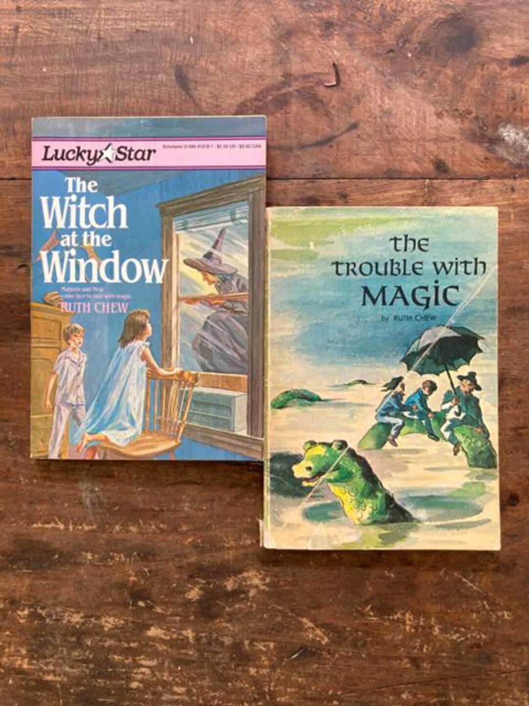 The Trouble With Magic & the Witch at the Window by Ruth Chew Matter of ...