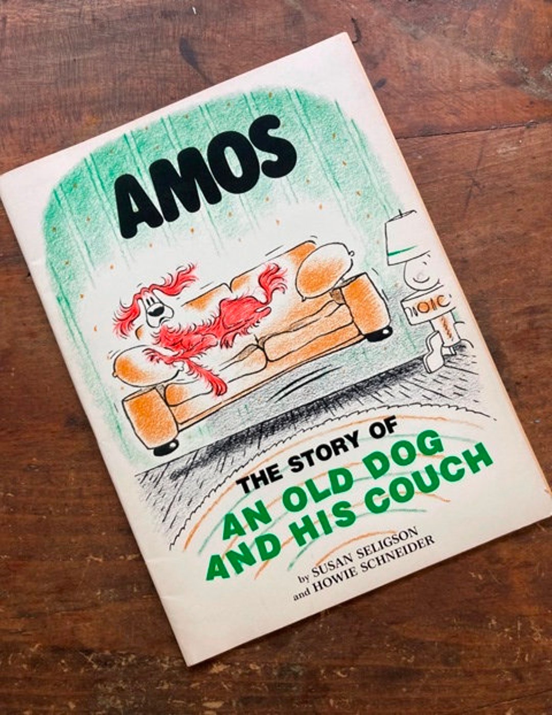 Amos the Story of an Old Dog and His Couch by by Susan Seligson and ...