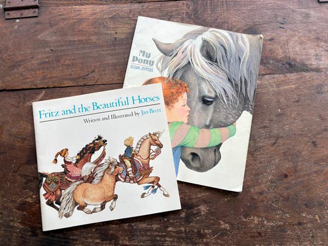Vintage Jan Brett & Susan Jeffers Horse Books, Children's Paperback Set ...