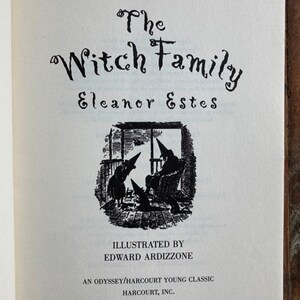 The Witch Family by Eleanor Estes Newbery Winning Author Illustrated by ...