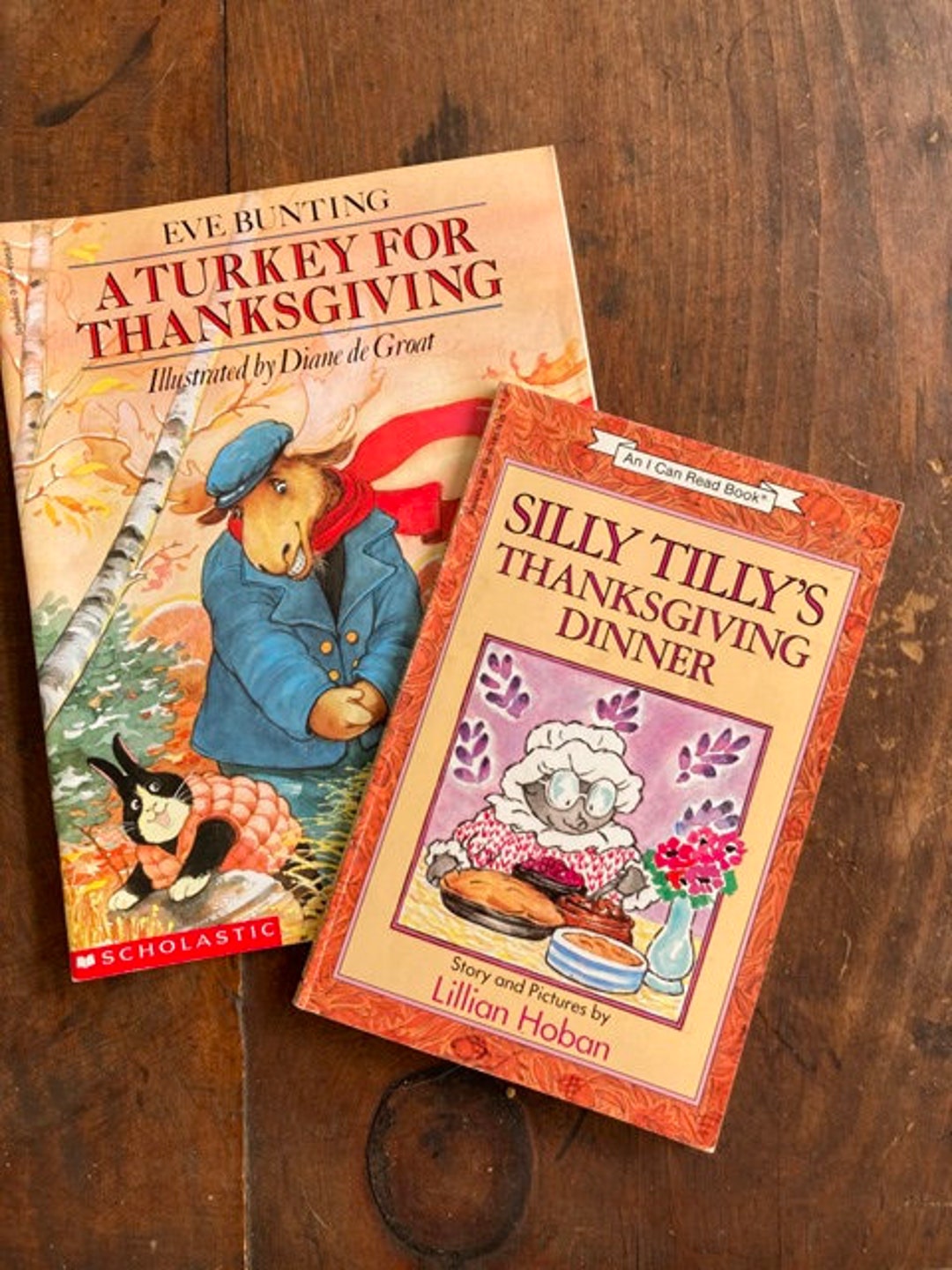 A Turkey for Thanksgiving by Eve Bunting & Silly Tilly's Thanksgiving ...