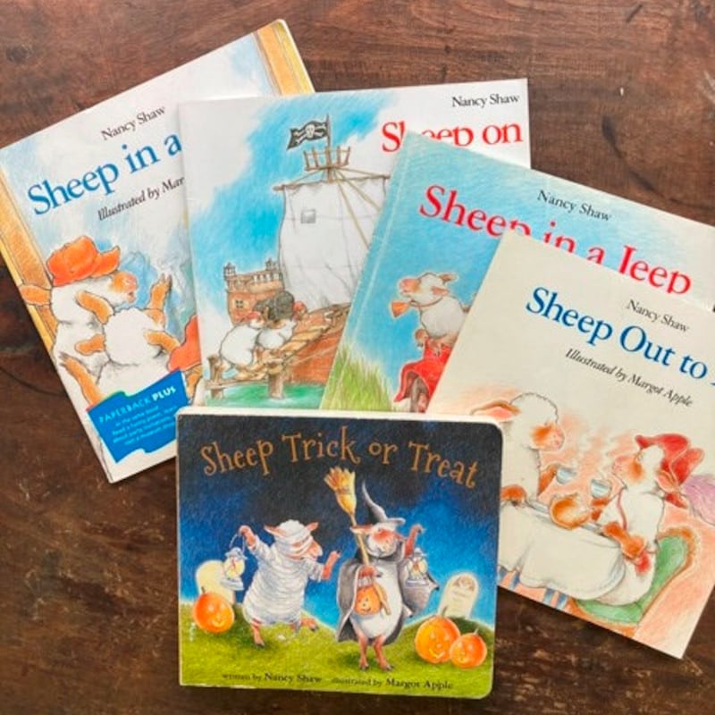 Vintage Kids Books Sheep - Etsy