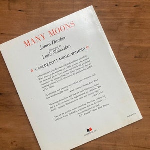 Many Moons by James Thurber Illustrated by Louis Slobodkin Caldecott ...