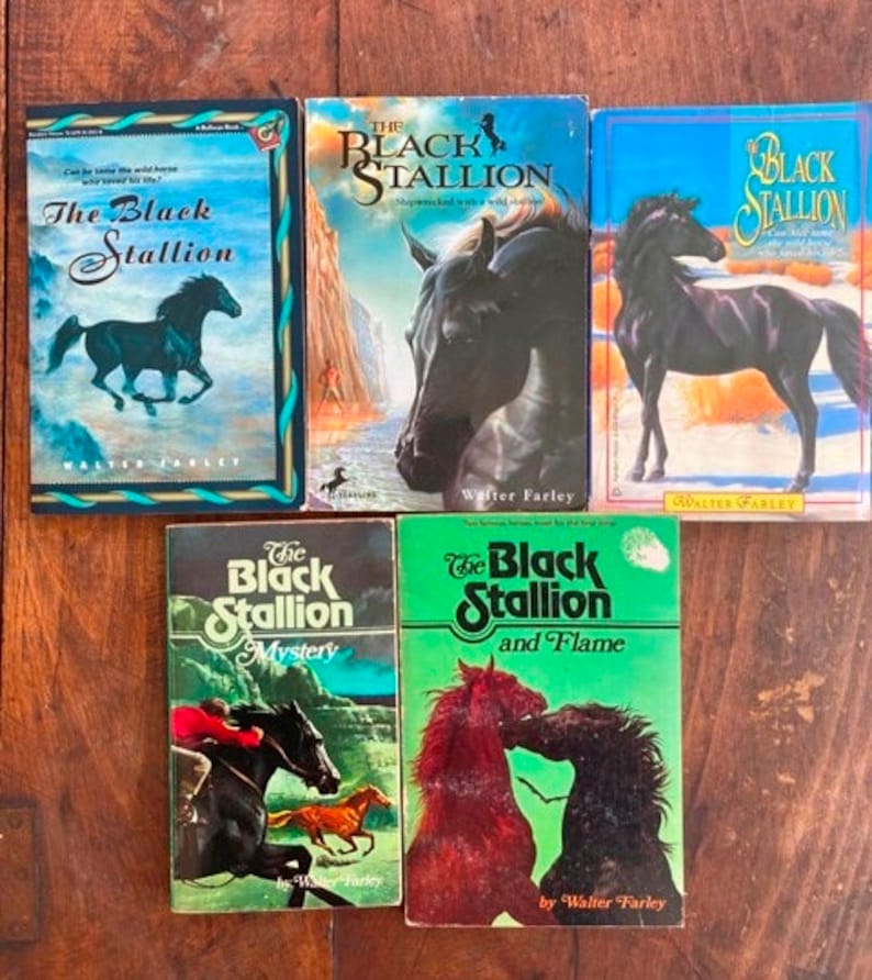 The Black Stallion by Walter Farley Book Series YOUR CHOICE of - Etsy