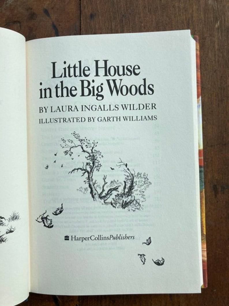 Little House in the Big Woods by Laura Ingalls Wilder - Etsy