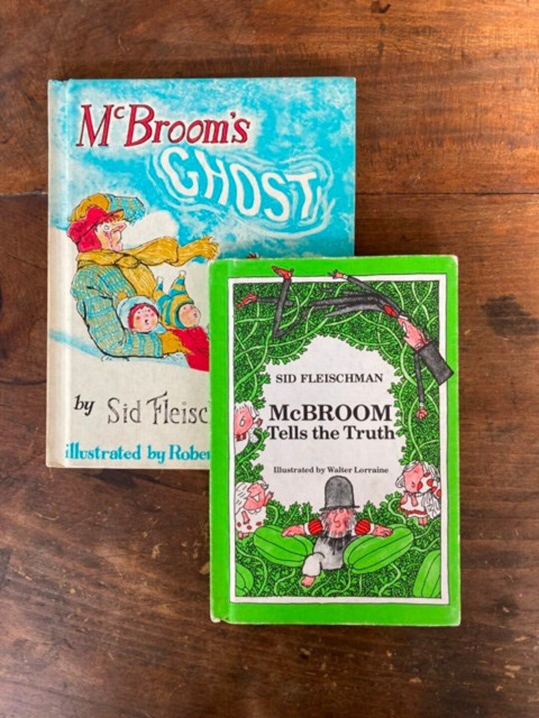 Mcbroom's Ghost & Mcbroom Tells the Truth by Sid Fleischman Illustrated ...