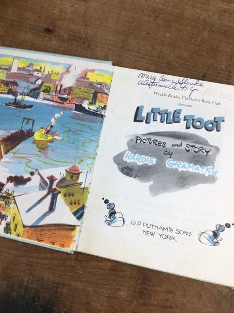 Little Toot Hardie Gramatky Weekly Reader Children's Book | Etsy