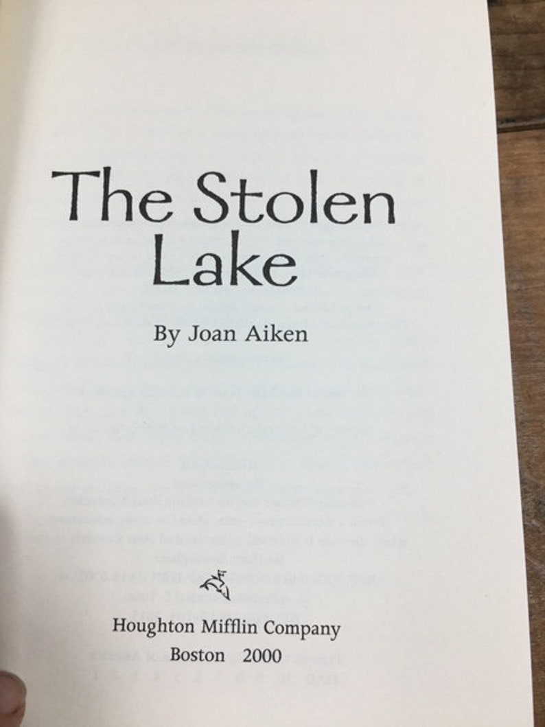 The Stolen Lake by Joan Aiken The Wolves Chronicles Book 4 | Etsy