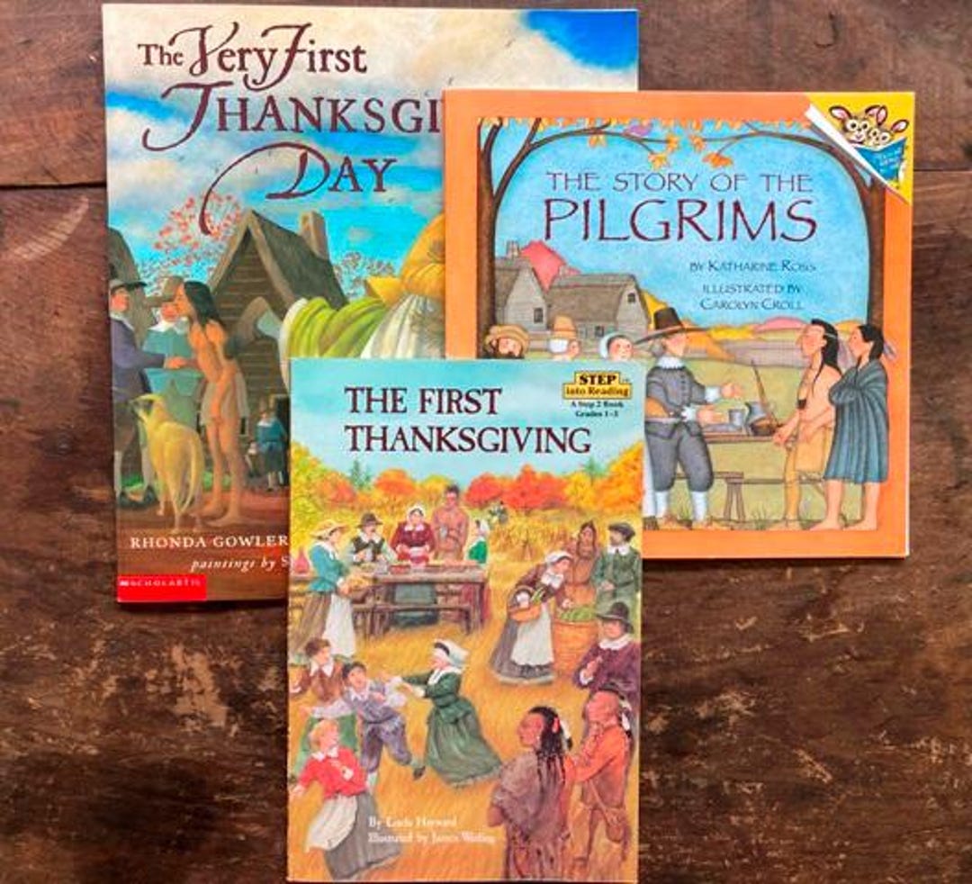 The Very First Thanksgiving Day Story of the Pilgrims & the First ...