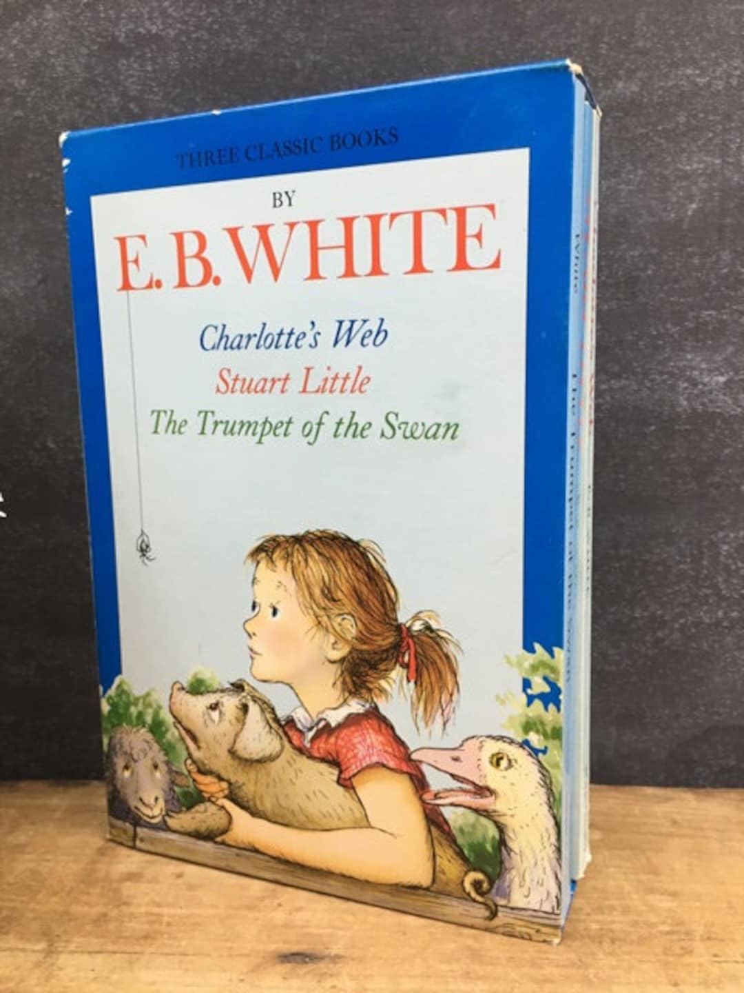 Charlotte's Web Stuart Little and Trumpet of the Swan by E B White ...