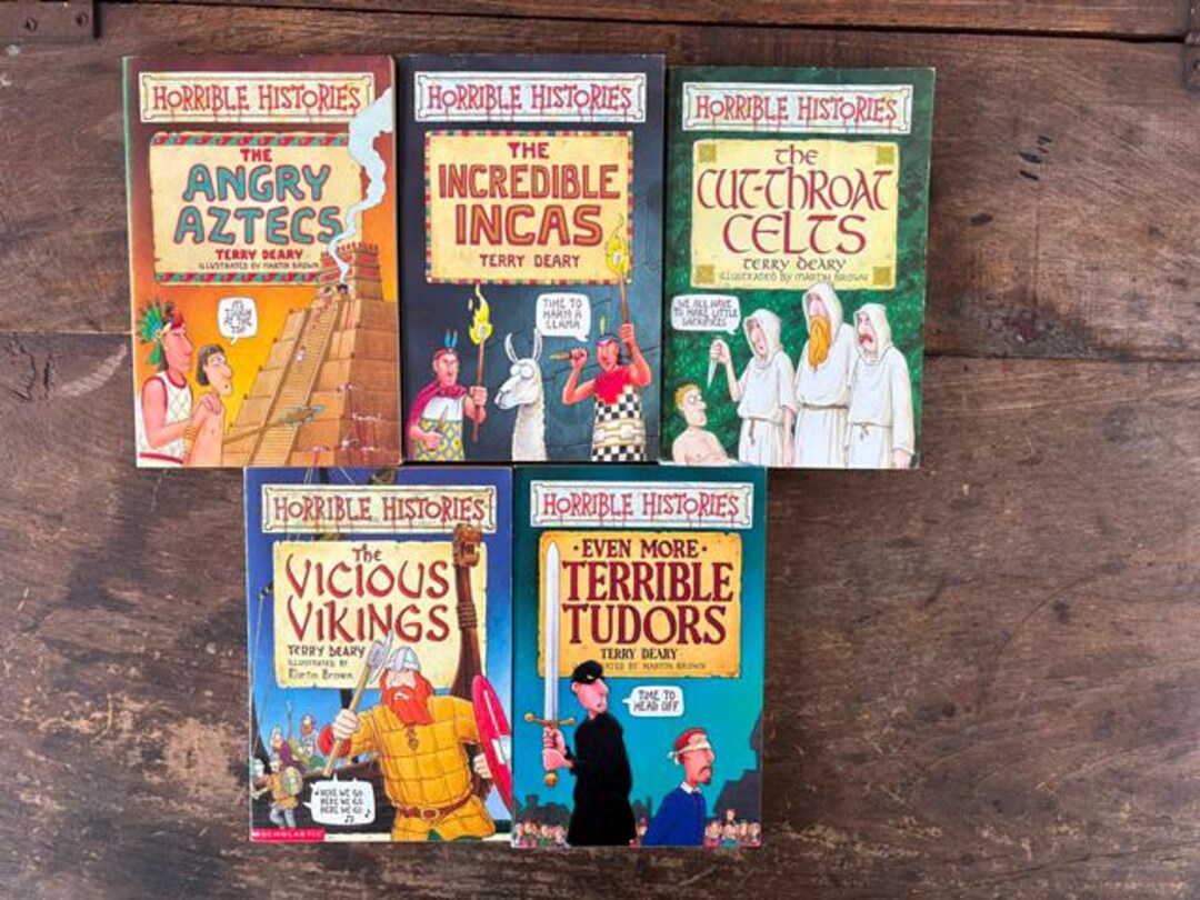 Horrible Histories: Celts, Vikings, Aztecs, Incas, Tudors by Terry ...