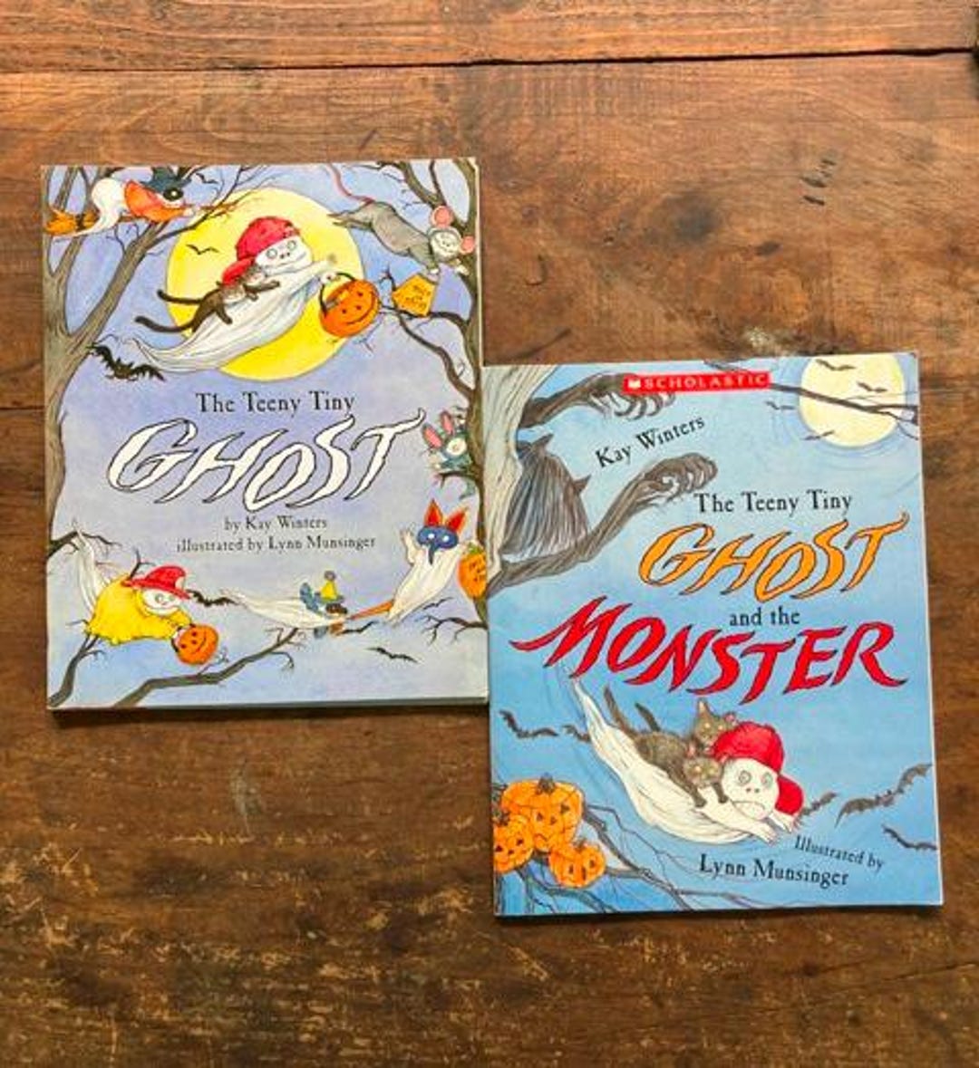 Teeny Tiny Ghost Book Set by Kay Winters, Illustrated by Lynn Munsinger ...