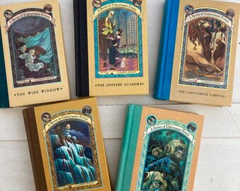 A Series of Unfortunate Events by Lemony Snicket - Etsy