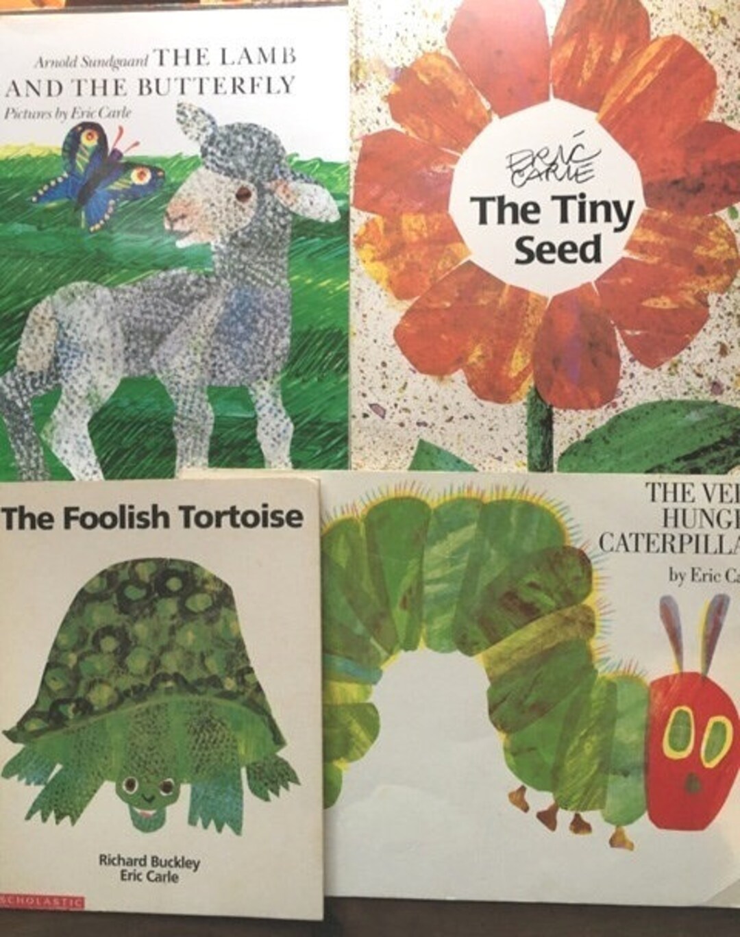 Eric Carle Book Collection Very Hungry Caterpillar the Foolish Tortoise ...