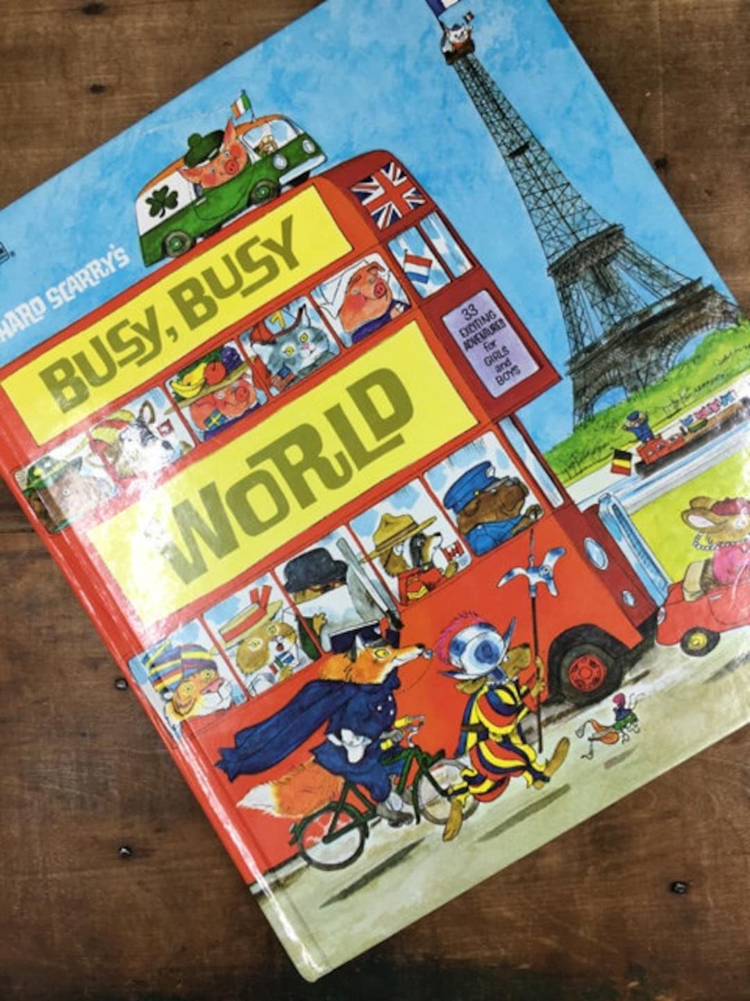 Richard Scarry's Busy Busy World Large Oversized Children's Picture ...