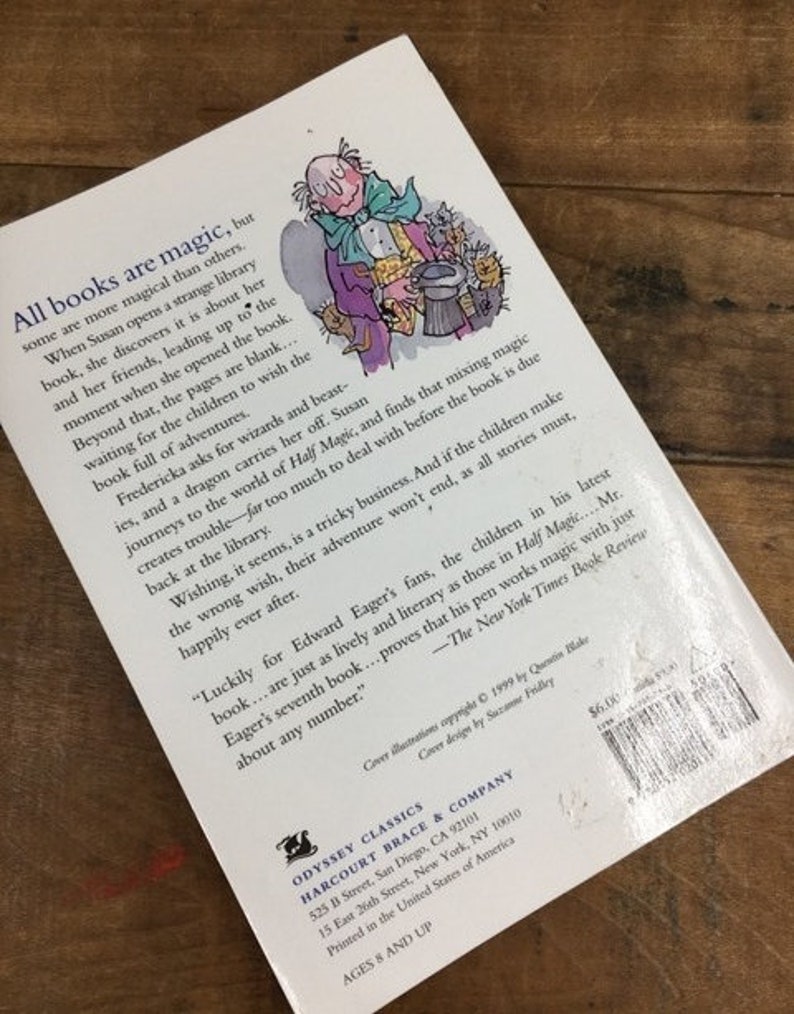 Seven Day Magic by Edward Eager Tales of Magic Book 7 Preteen - Etsy