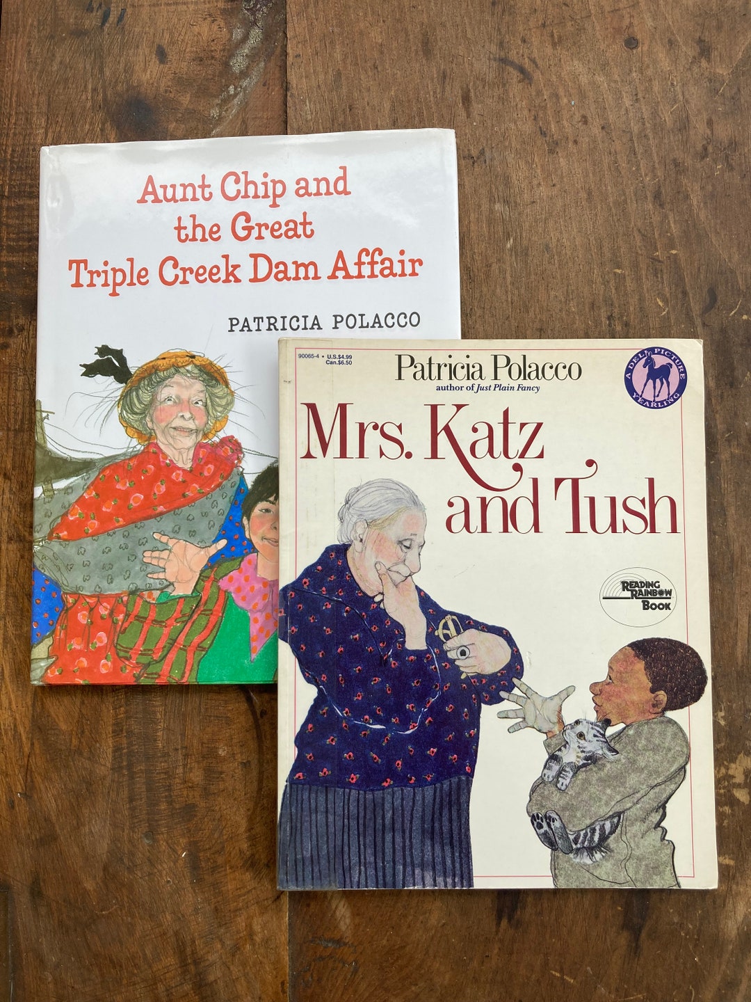 Patricia Polacco Children's Books: Mrs. Katz and Tush & Aunt Chip - Etsy