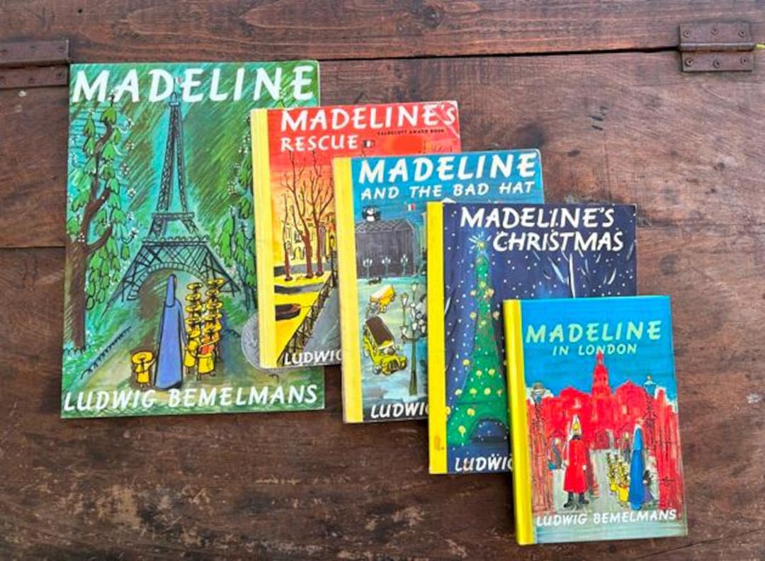 Vintage Madeline Book Set by Ludwig Bemelmans: Children's Picture Books ...