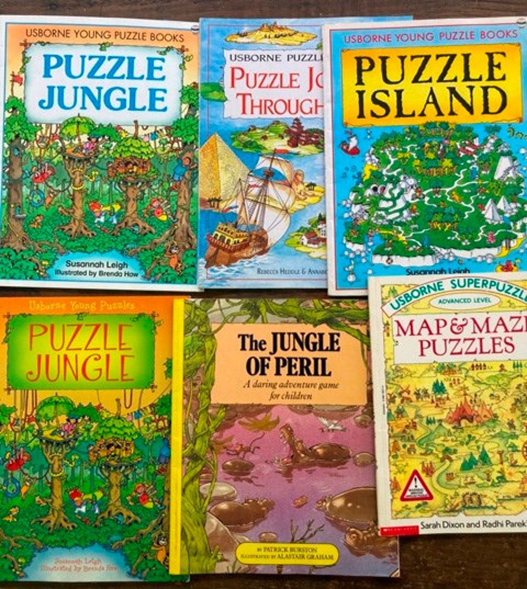 Usborne Young Puzzle Adventure Book YOUR CHOICE Puzzle Island Puzzle ...