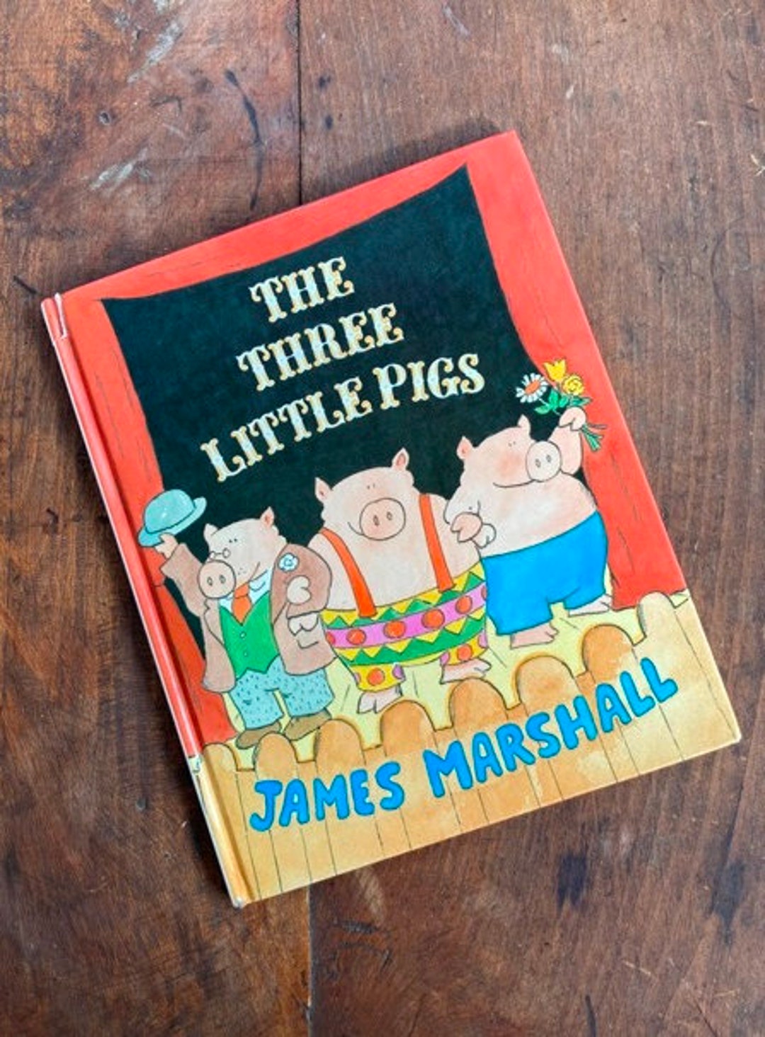 The Three Little Pigs by James Marshall Hardcover Picture Book Classic ...