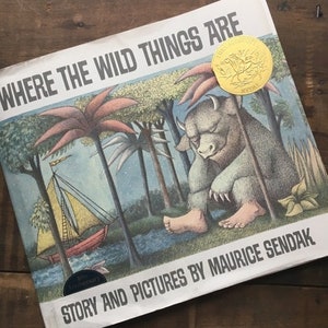 Where The Wild Things Are By Maurice Sendak Hardcover With | Etsy