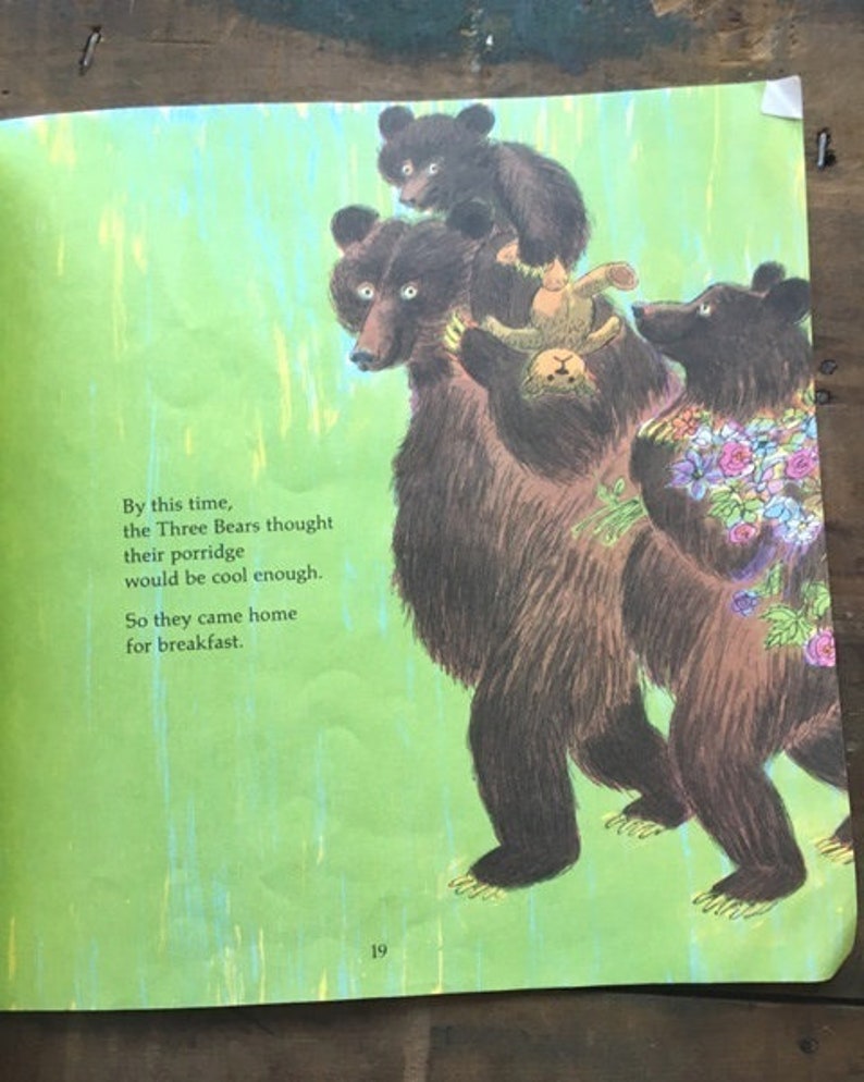 The Three Bears the Gingerbread Man & Hans in Luck by Paul - Etsy