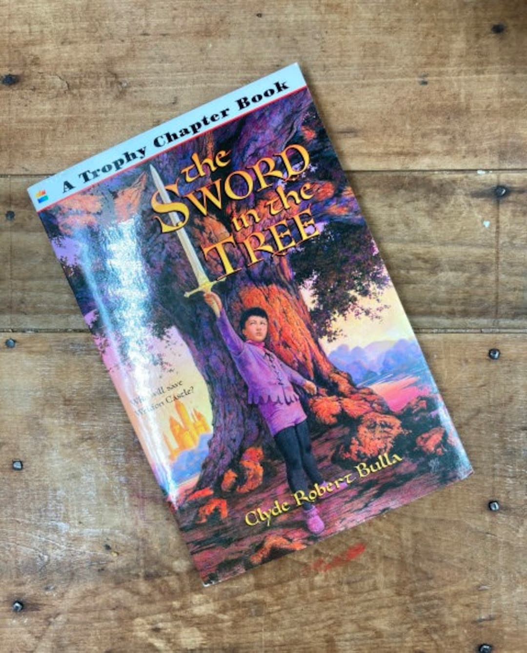 The Sword in the Tree by Clyde Robert Bulla A Trophy Chapter Book ...