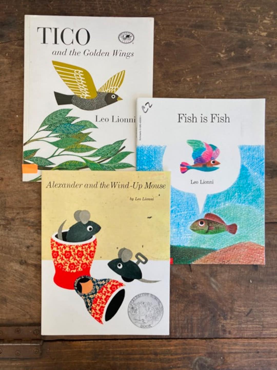 Leo Lionni Children's Book Set: Tico, Fish is Fish, Alexander - Etsy