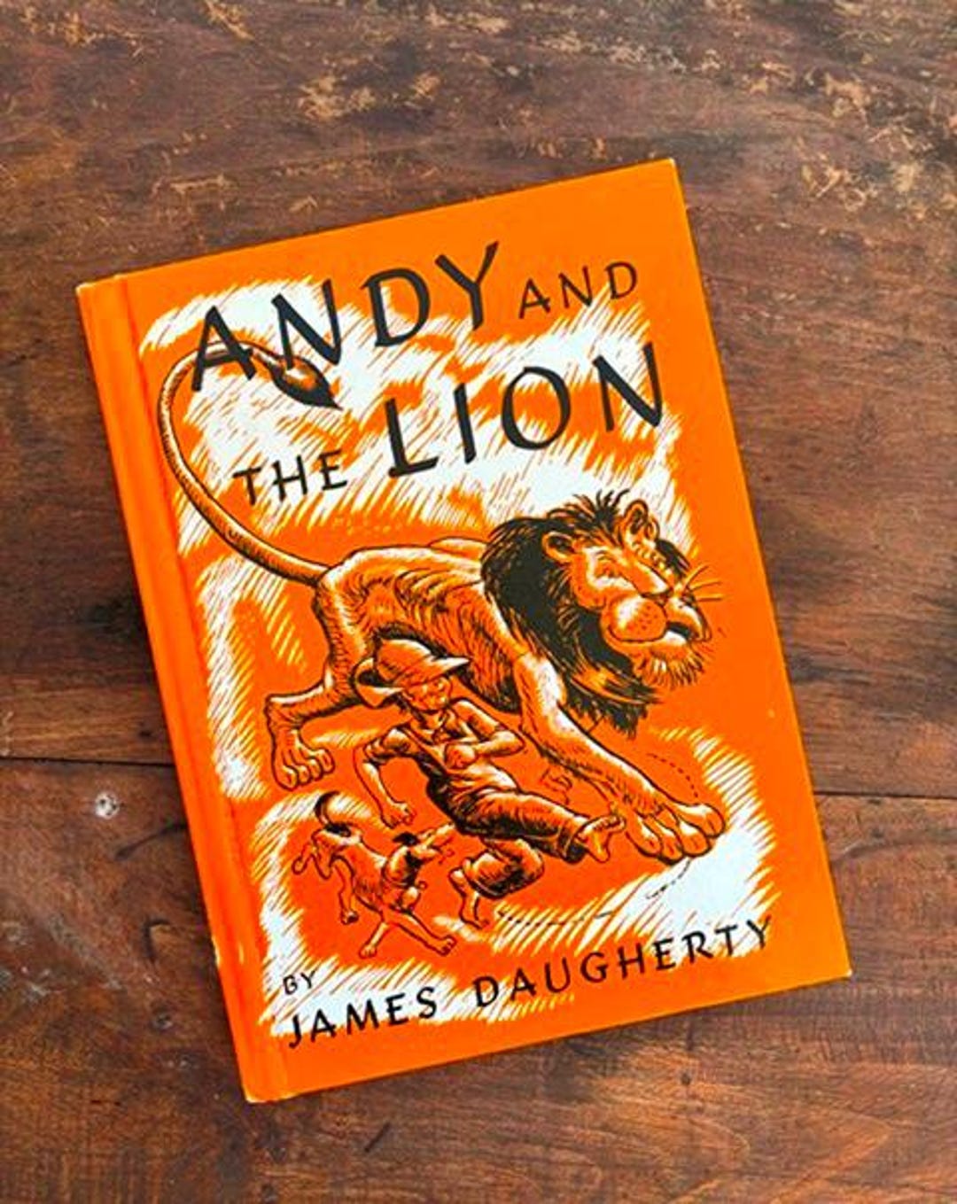 Andy and the Lion by James Daugherty Children's Classic Picture Book - Etsy