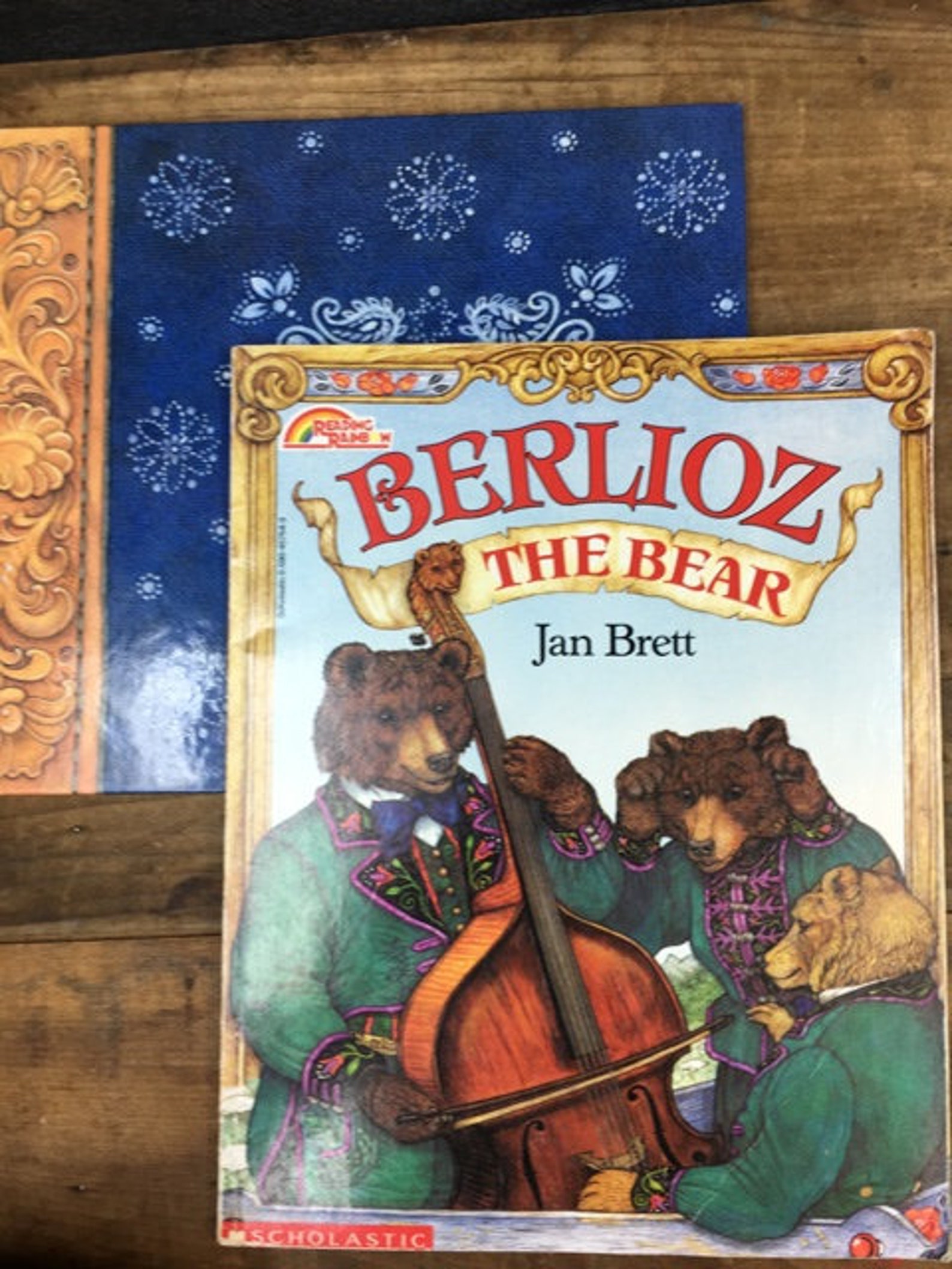 Jan Brett Berlioz the Bear & Armadillo Rodeo Children's - Etsy