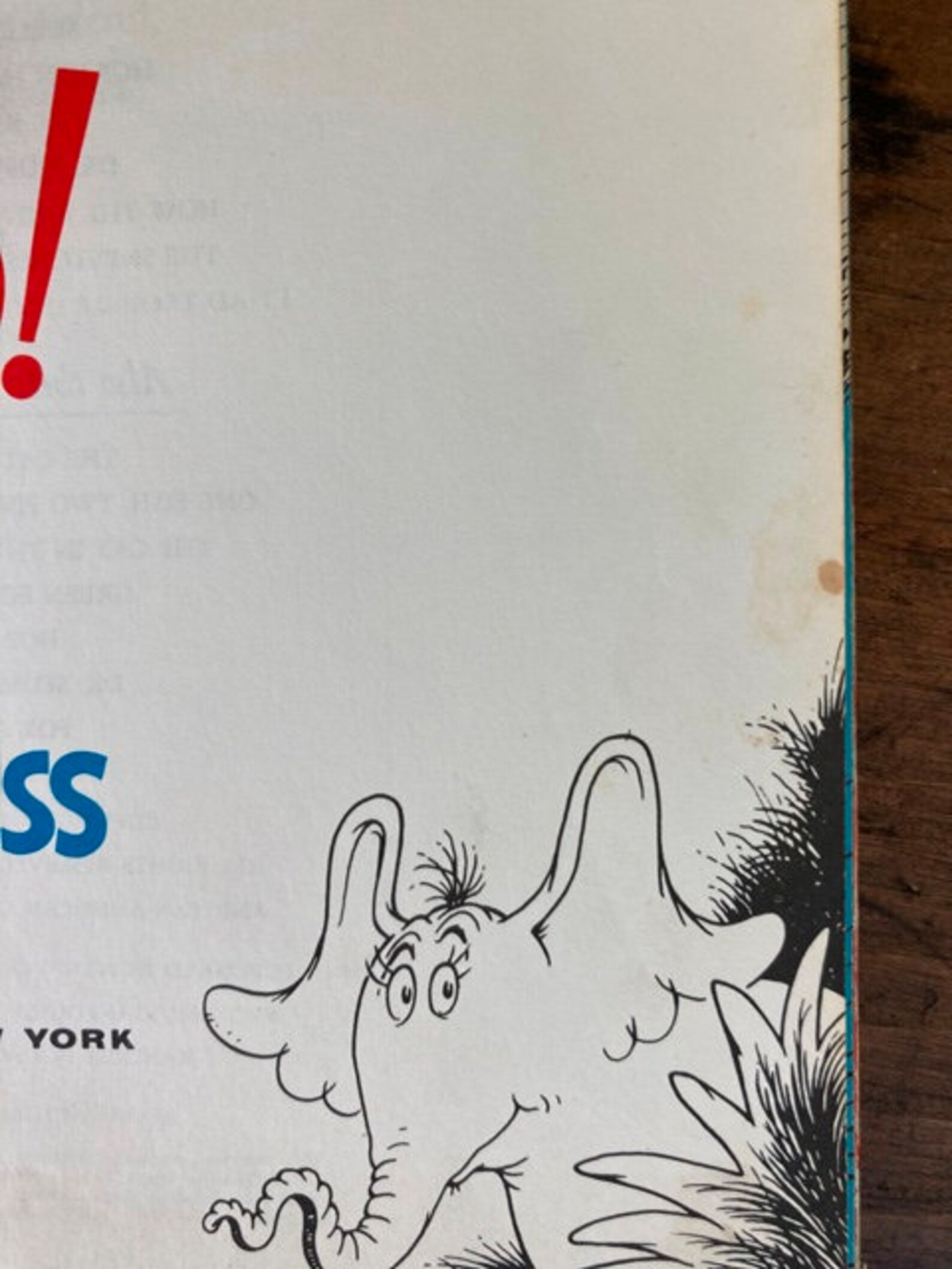 Horton Hears A Who by Dr. Seuss Classic Children's Picture Book Rhyming ...