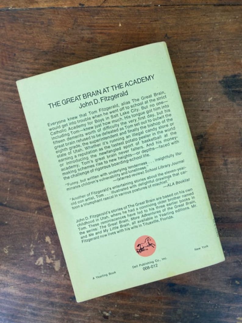 The Great Brain at the Academy by John D Fitzgerald Pictures - Etsy