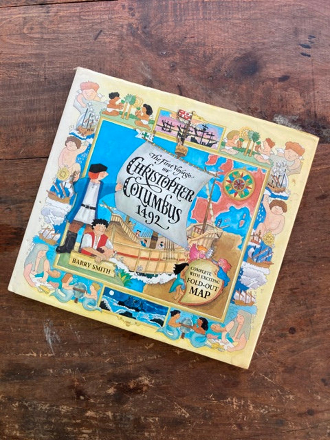 The First Voyage of Christopher Columbus 1492 Complete With Fold-out ...