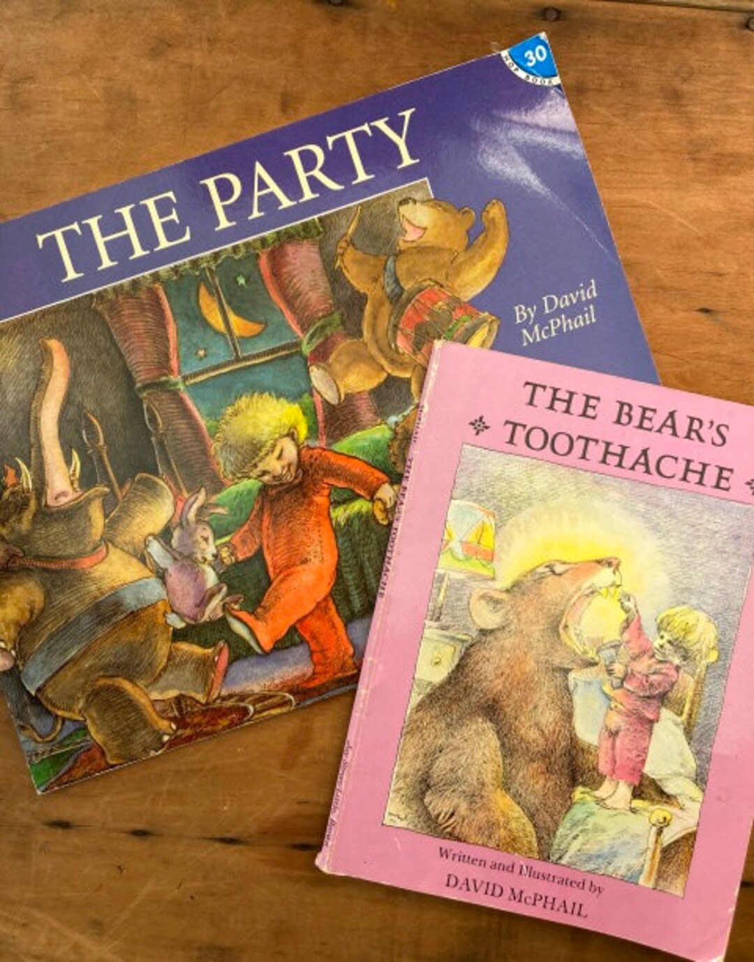 The Bear's Toothache & the Party by David Mcphail - Etsy