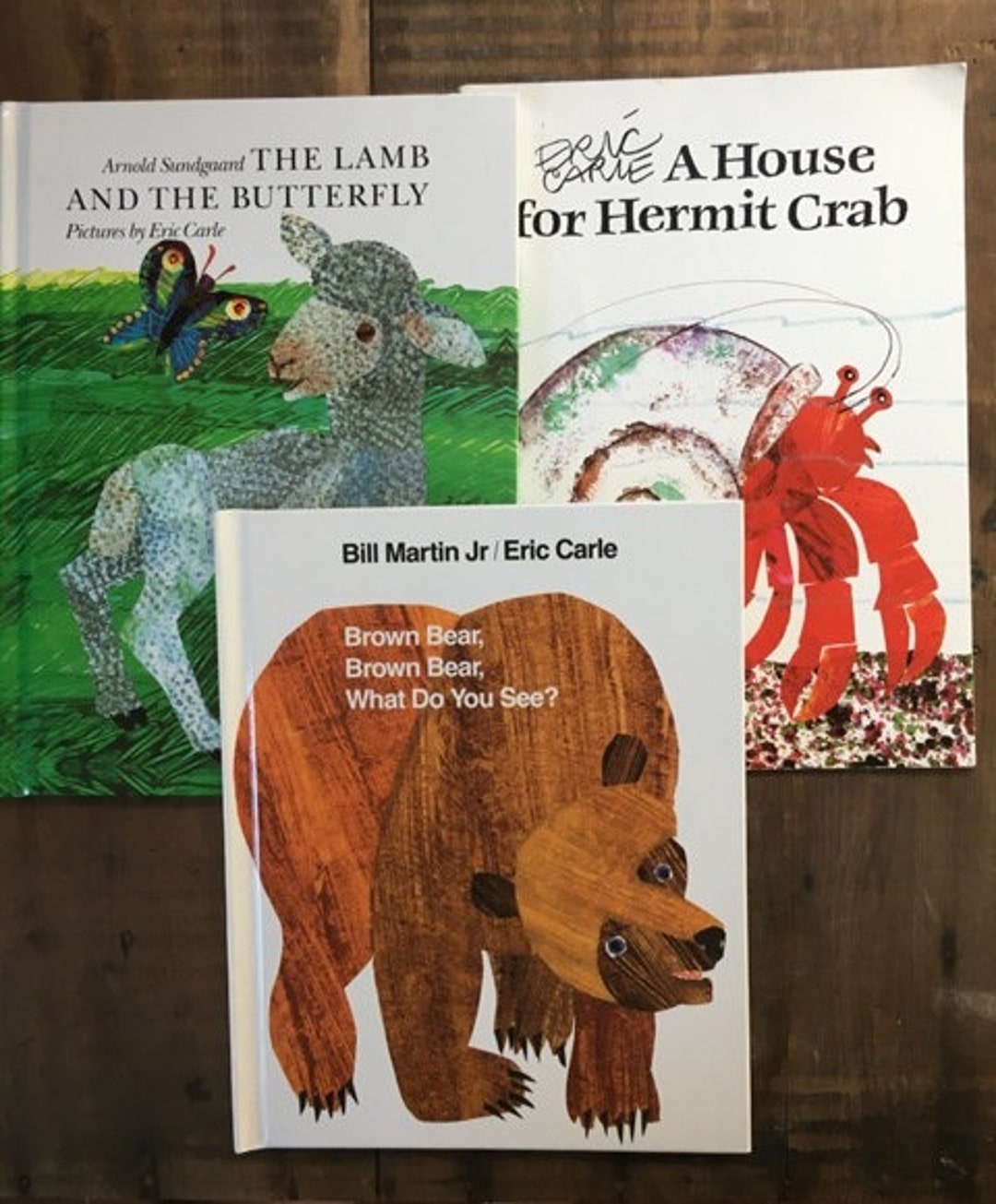 Eric Carle Books Brown Brown Bear A House for Hermit Crab & the Lamb ...