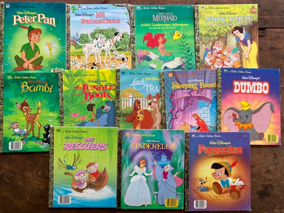 Walt Disney's Classics A Treasury of 12 Best Loved Tales Little Golden ...