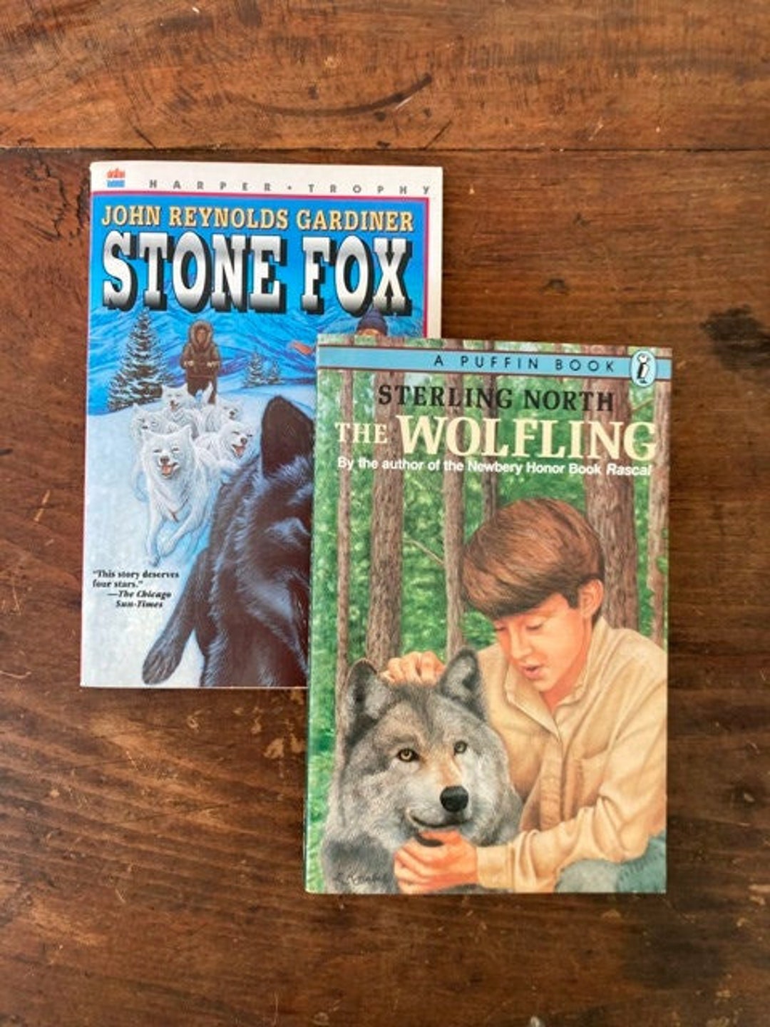 The Wolfling by Sterling North & Stone Fox by John Reynolds Gardiner ...