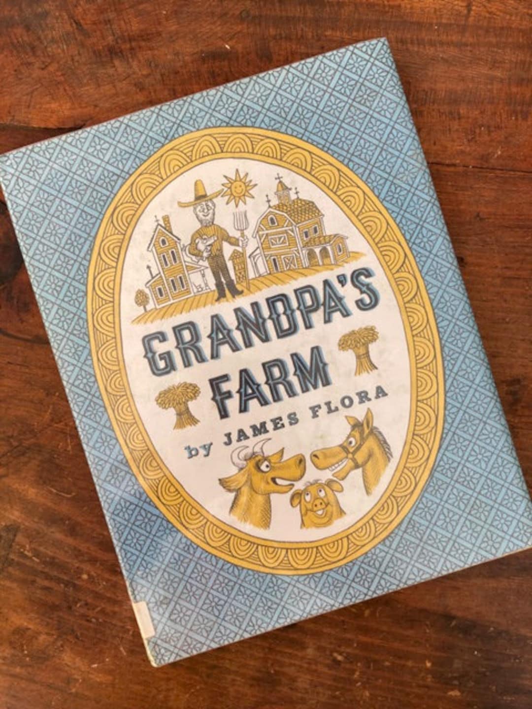 Grandpa's Farm 4 Tall Tales Story and Pictures by James Flora Hardcover ...