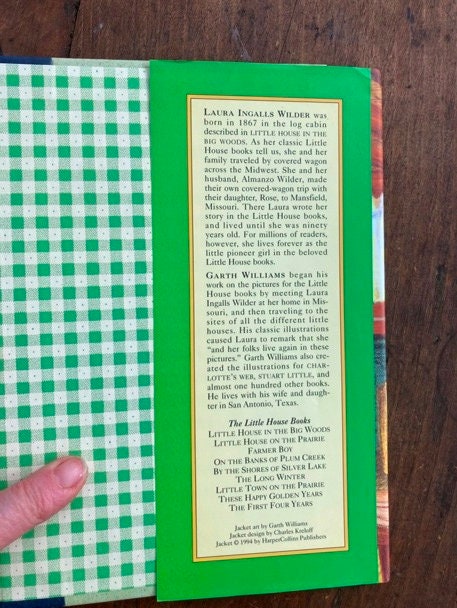 Little House in the Big Woods by Laura Ingalls Wilder - Etsy